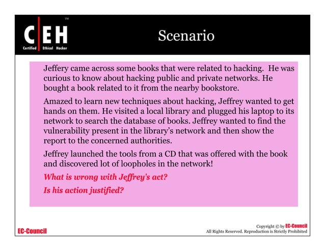 Cehv6 module 01 introduction to ethical hacking | PDF | Information and Network Security | Computing