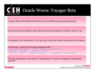Ce hv6 module 42 hacking database servers | PDF