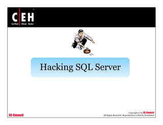 Ce hv6 module 42 hacking database servers | PPT