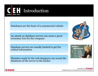 Ce hv6 module 42 hacking database servers | PPT