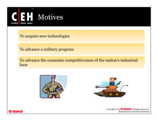 Ce hv6 module 64 economic espionage | PPT
