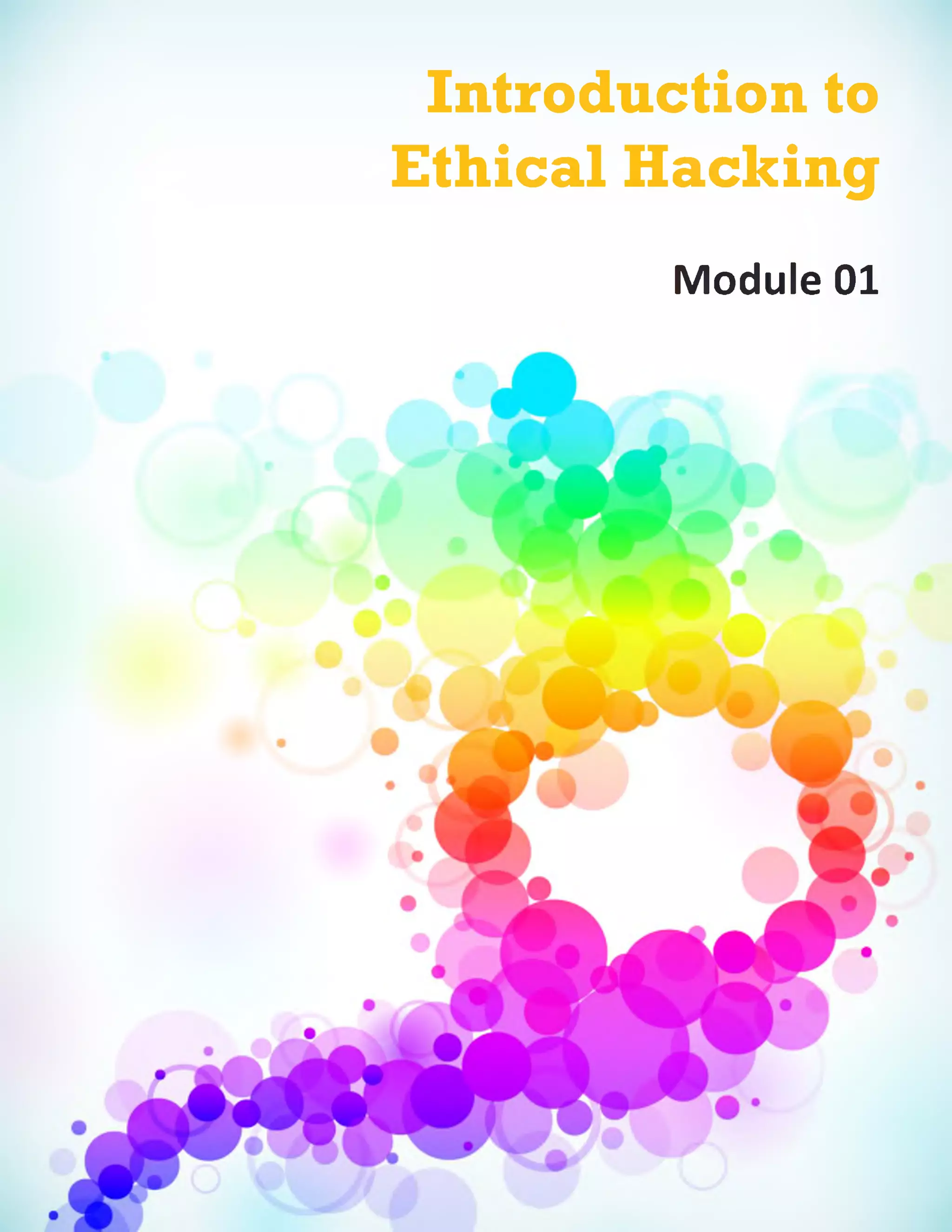 Cehv8 module 01 introduction to ethical hacking | PDF