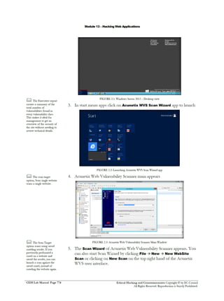 Cehv8 Labs - Module13: Hacking Web Applications. | PDF