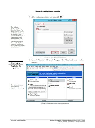 Cehv8 Labs - Module15: Hacking Wireless Networks. | PDF