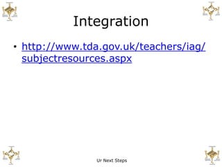 CEIAG - Integration into mainstream education | PPTX