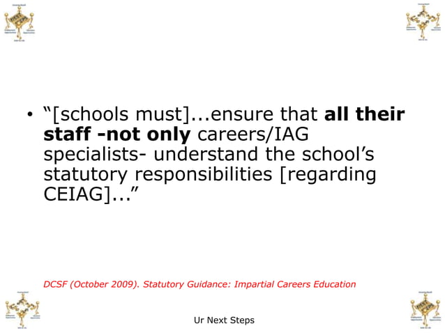CEIAG - Integration into mainstream education | PPTX | Professional ...