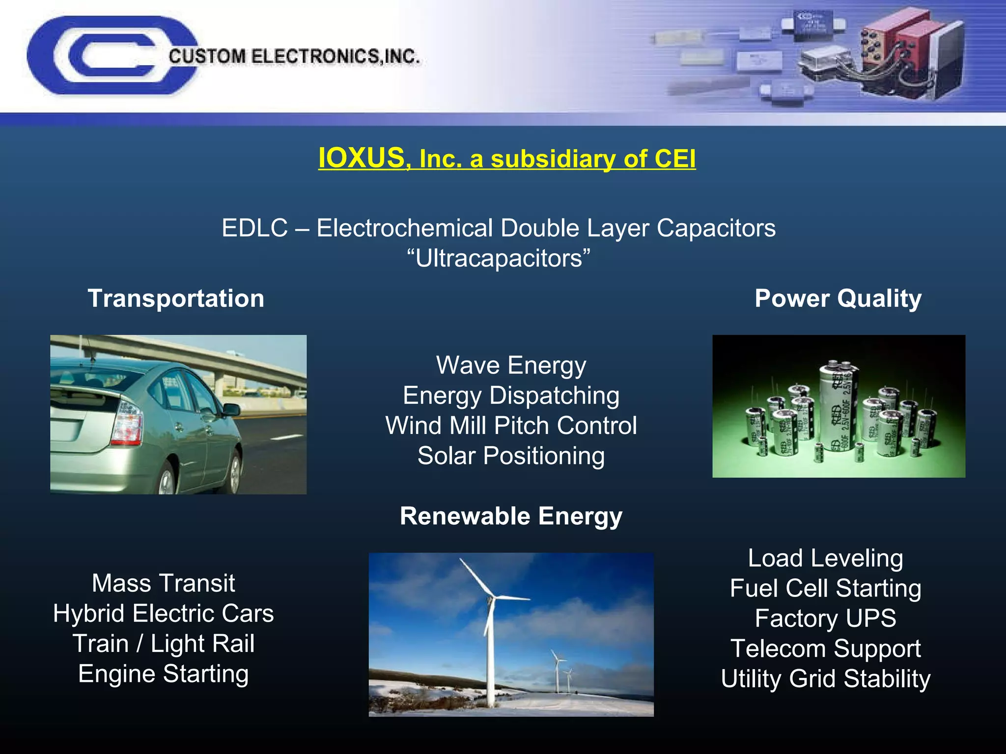 CEI Background Presentation | PPT