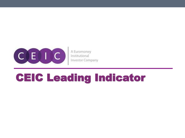 CEIC Leading Indicator Malaysia | PPT