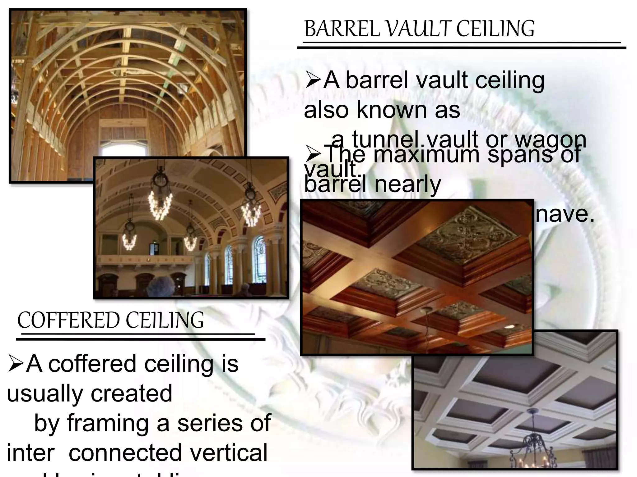 Ceiling,dressing n wall finihes | PPT | Free Download
