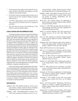 Ceiling Radiant Cooling Panels as a Viable Distributed Parallel ...