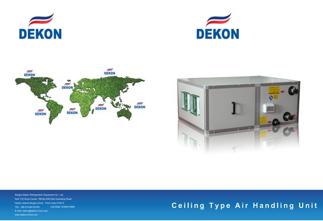 Ceiling type ahu | PPT