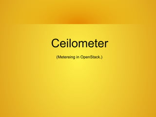 OpenStack Ceilometer | PDF