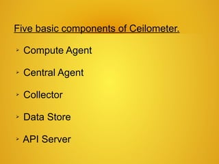 OpenStack Ceilometer | PDF