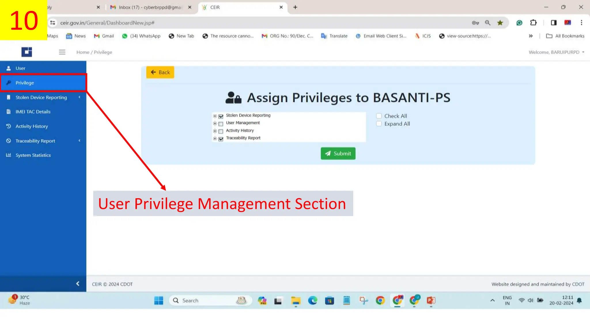 CEIR Portal USER MANUAL , HOW TO USE EASILY | PPTX