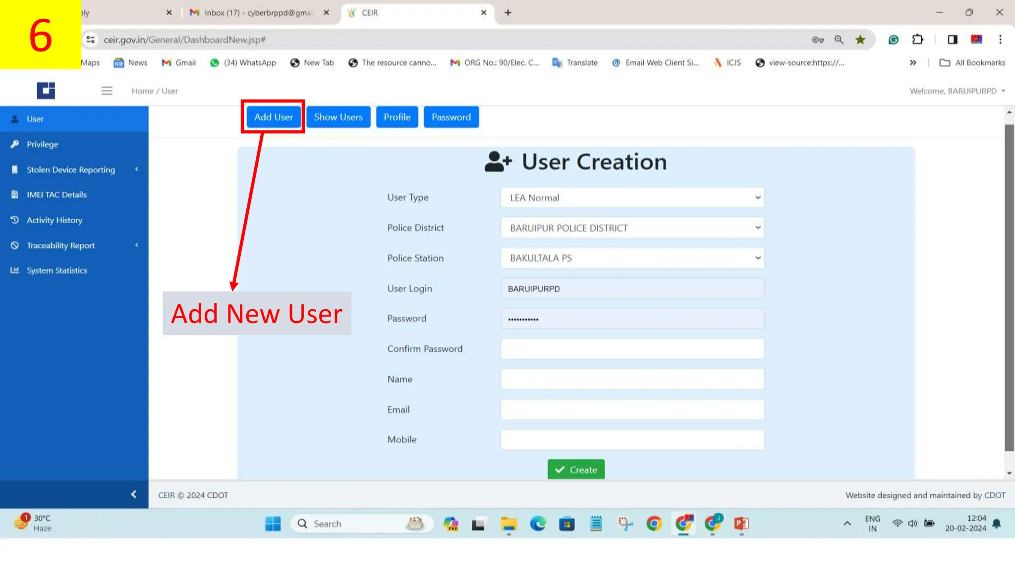 CEIR Portal USER MANUAL , HOW TO USE EASILY | PPTX