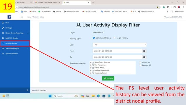 CEIR Portal USER MANUAL , HOW TO USE EASILY | PPTX | Technology & Computing
