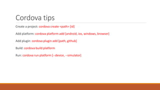 Cejs hybrid mobile app | PPTX | Web Development | Internet