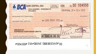Ce k & bilyet giro | PPTX