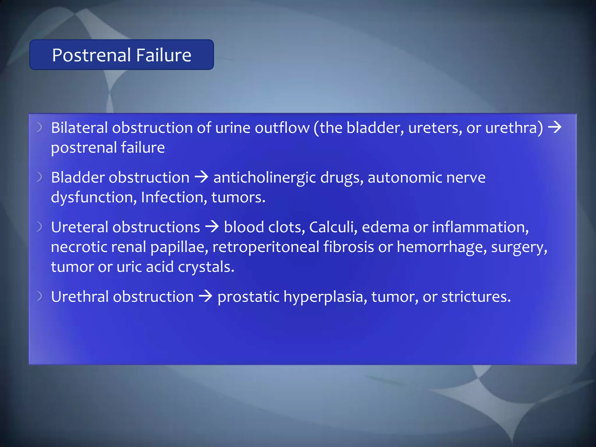 The Pathophysiology Of Acute Renal Failure | PPTX