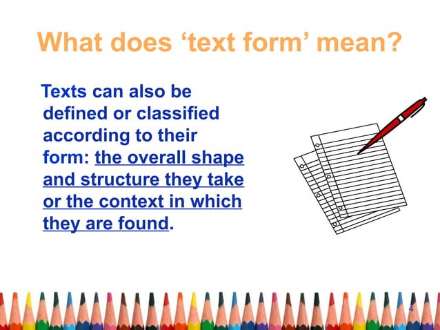 PPT for Reading and Writing Skills: Text Types | PPTX