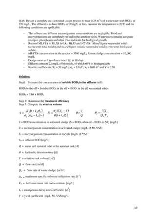 Cel795 hw8 solution and additional problems | PDF