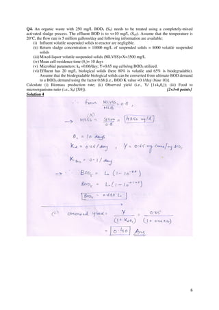 Cel795 hw8 solution and additional problems | PDF