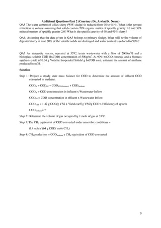 Cel795 hw8 solution and additional problems | PDF