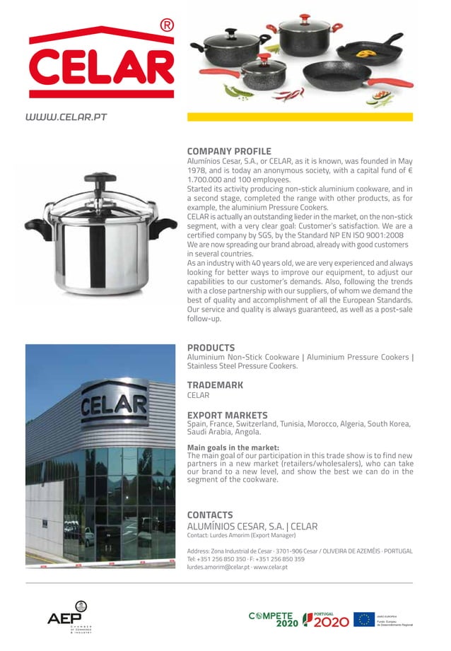 CELAR: Alumínios Cesar, S.A. | PDF | Business | Business and Finance