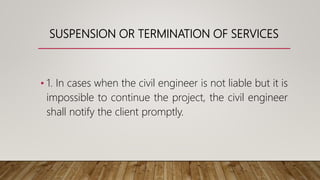 Practice of Civil Engineering | PPTX