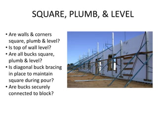 CELBLOX: Pre-Pour Checklist | PPTX | Civil Engineering Industry ...