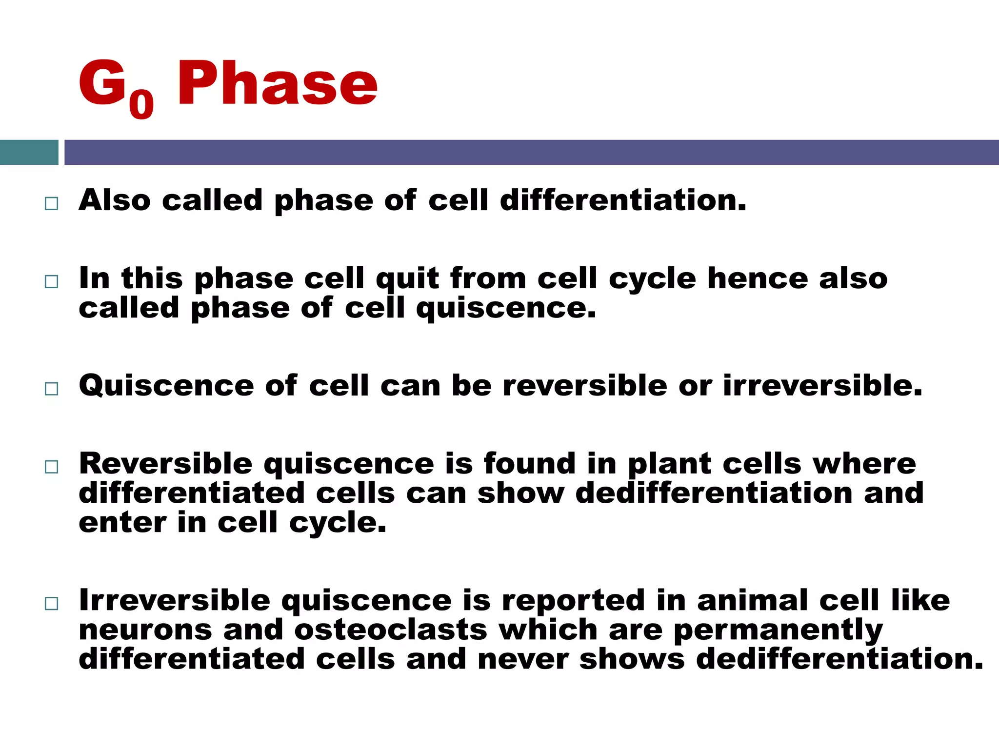 Cel cycle and its regulation | PPTX