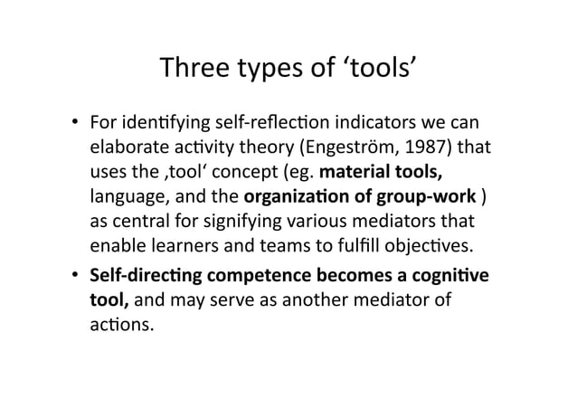 Self-direction indicators | PDF