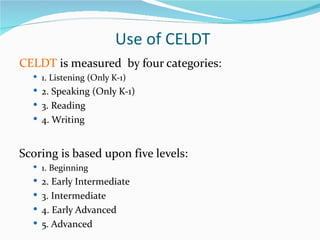 CELDT group presentation - edte 415 | PPT