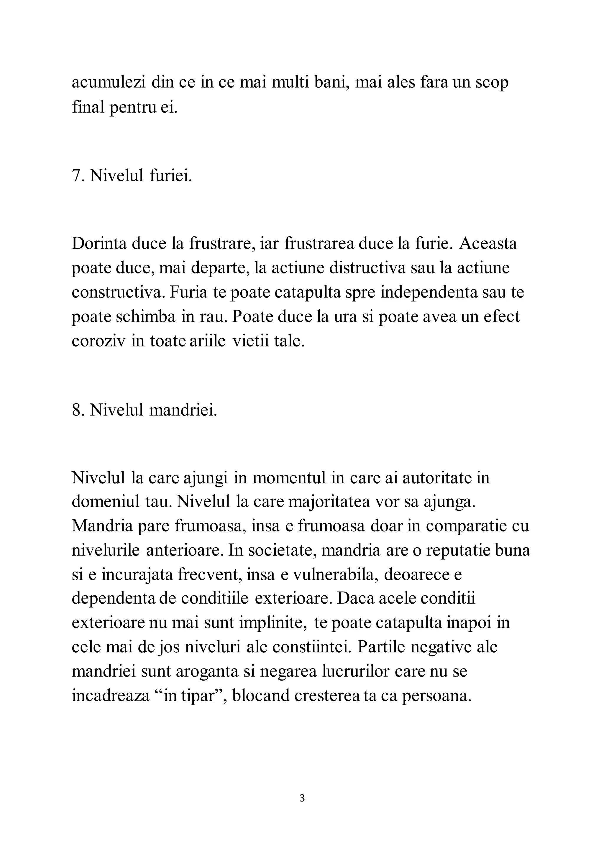 Cele 17 niveluri ale constiintei | DOCX