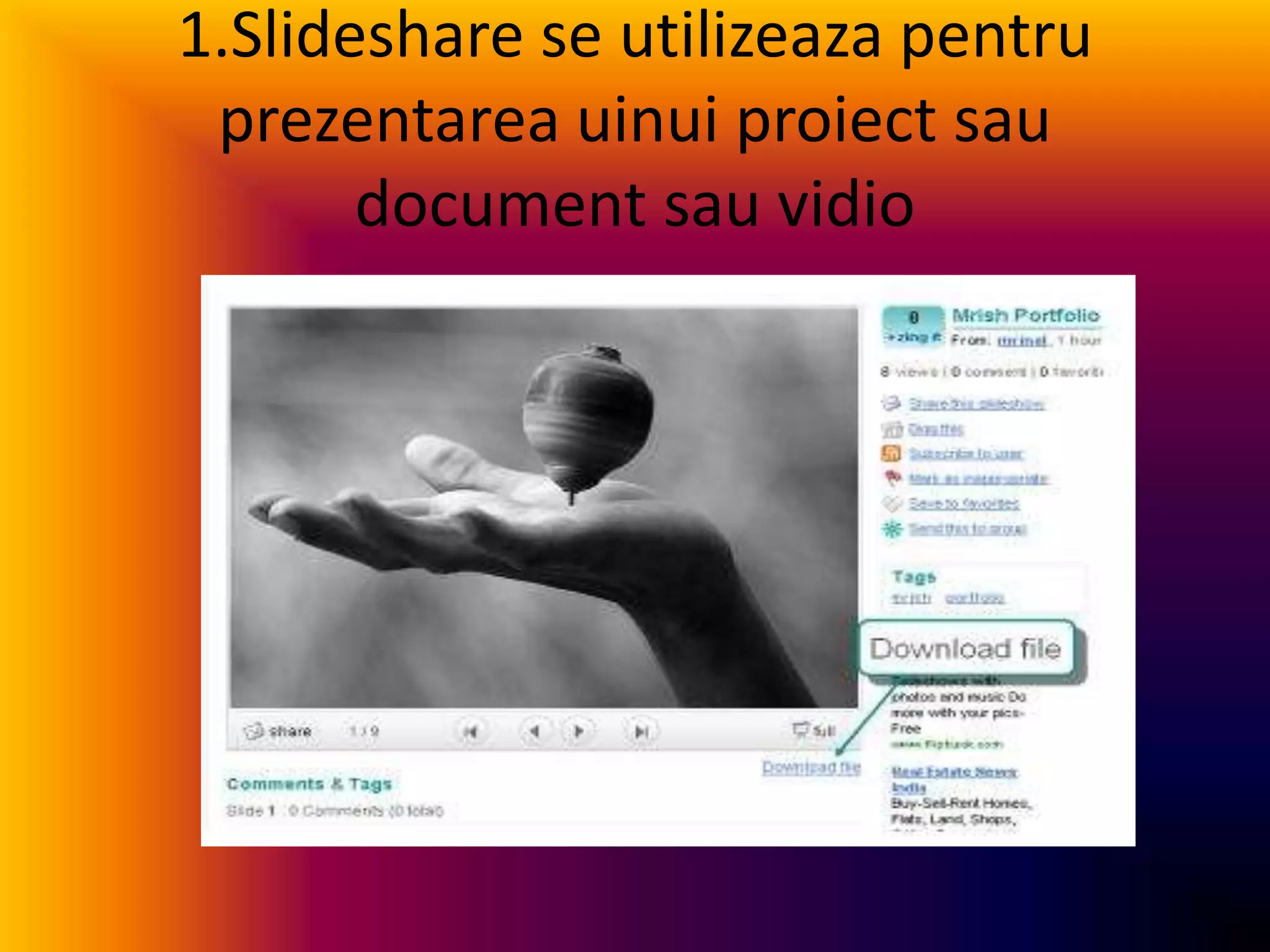 Cele 5 aplicati la multimedia | PPSX