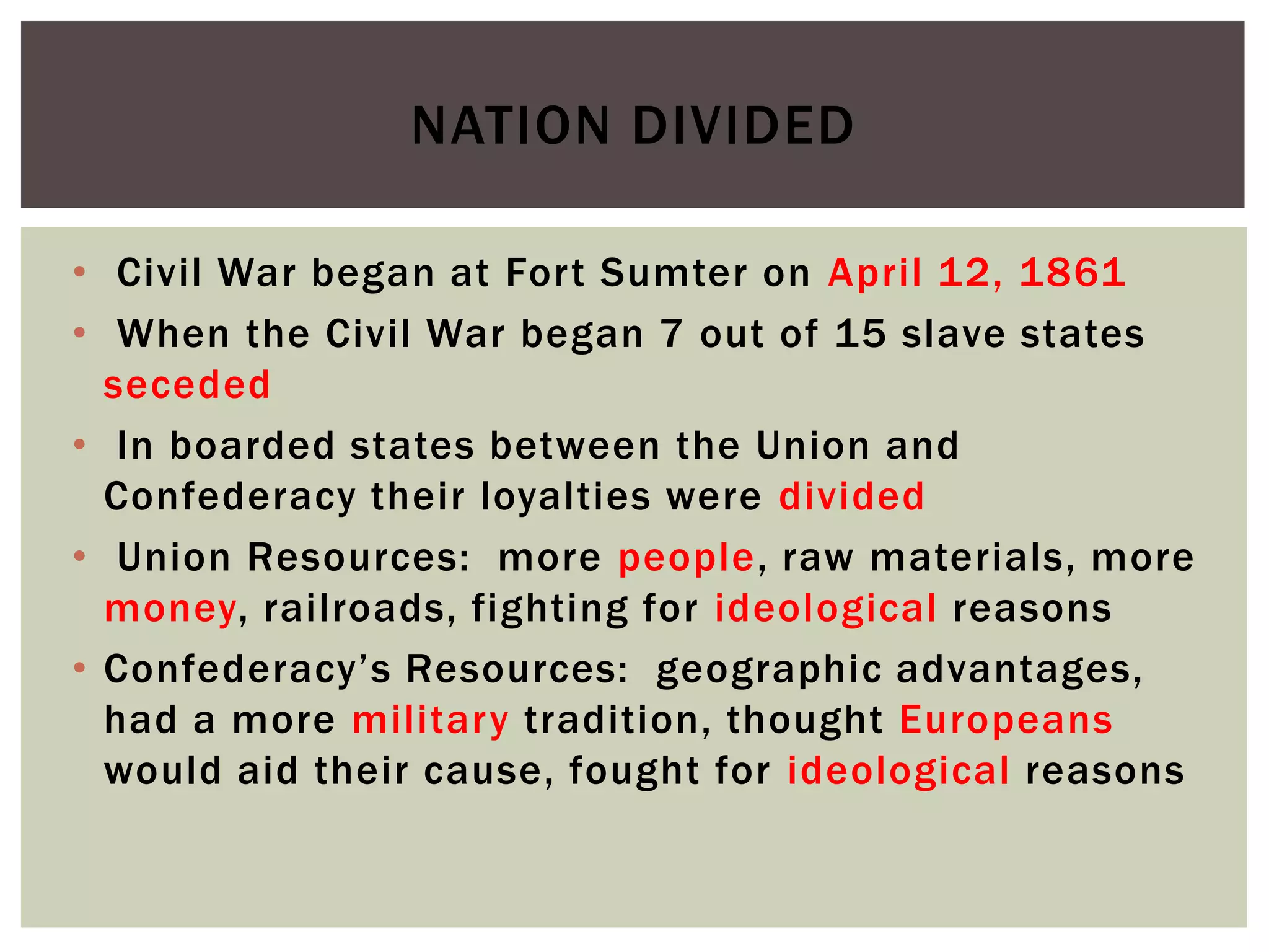 Celebrate freedom (civil war) | PPT
