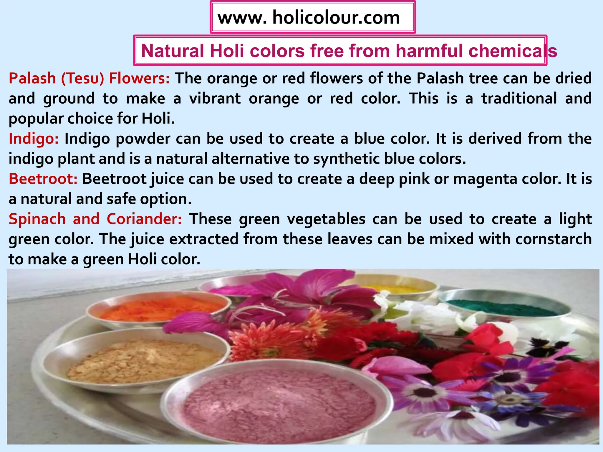 Celebrate holi in a safe with Natural Herbal colors.pdf