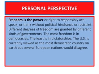 Celebrate & protect your freedom ppt | PPT