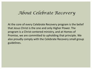 Celebrate recovery | PDF