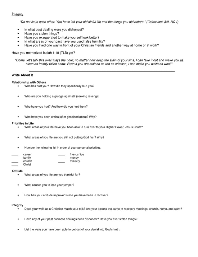 Celebrate recovery lesson 10 addiction | PDF