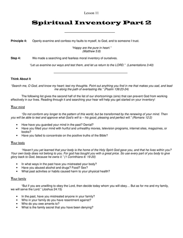 Celebrate recovery lesson 11 addiction | PDF