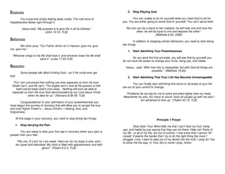 Celebrate recovery lesson 2 addiction | PDF