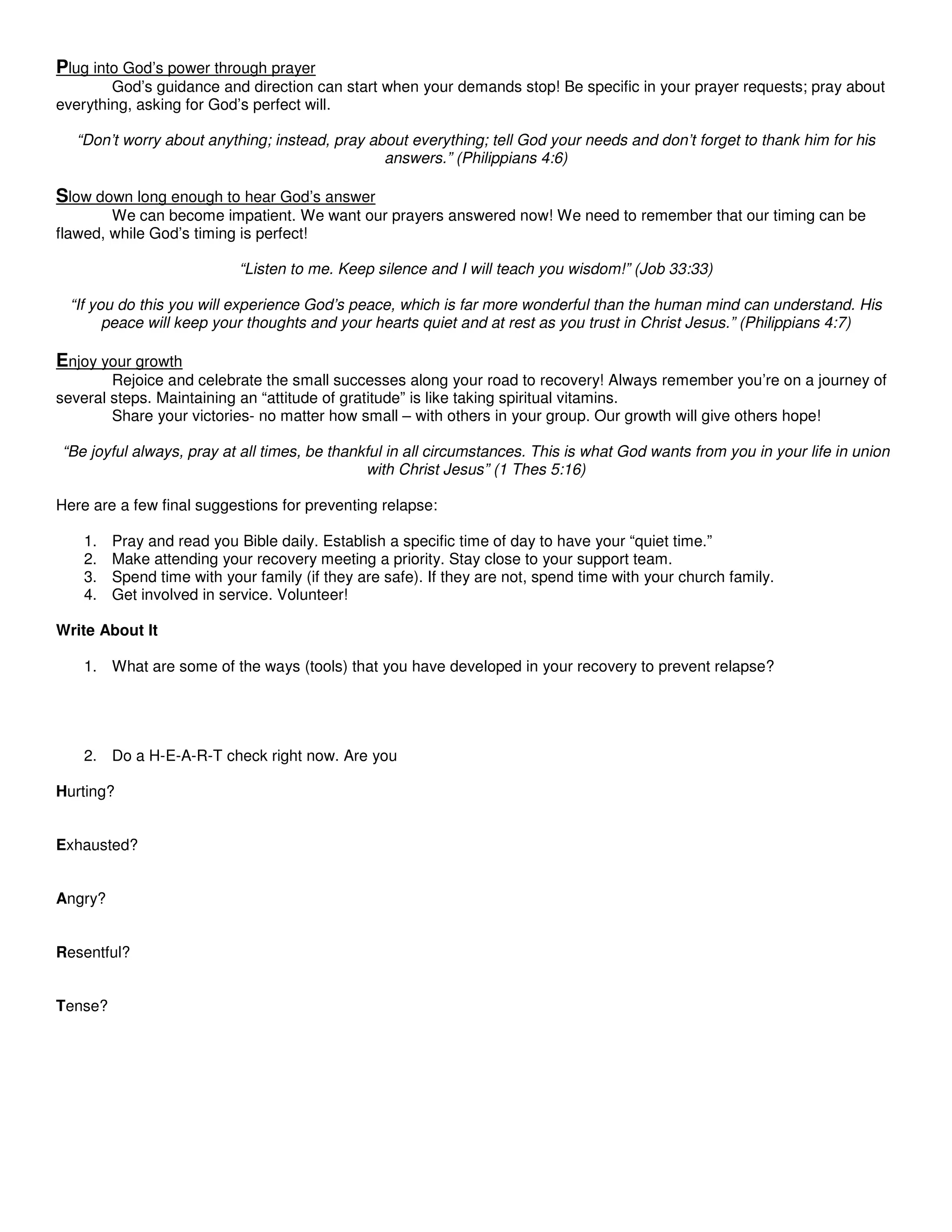 Celebrate recovery lesson 21 addiction | PDF