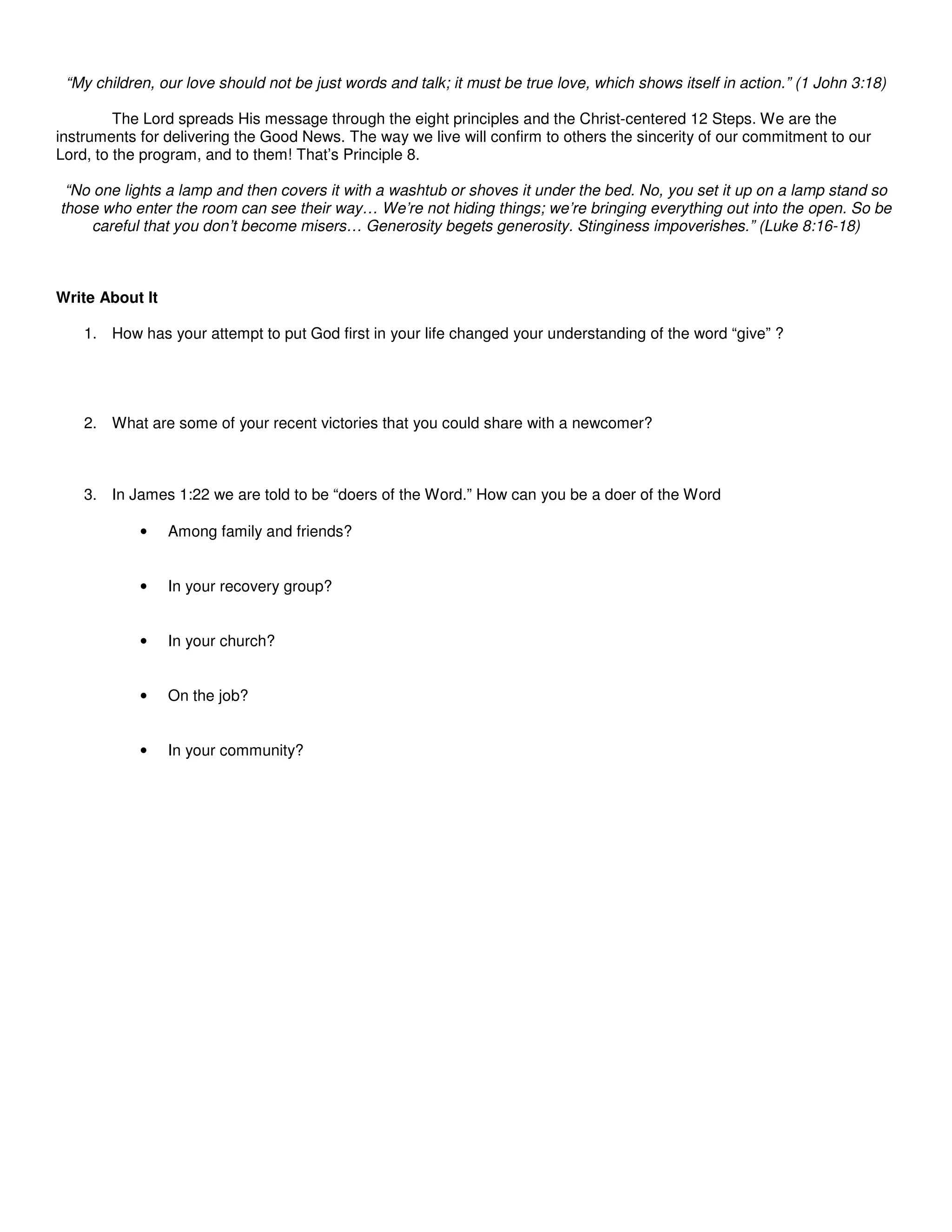 Celebrate recovery lesson 23 addiction | PDF