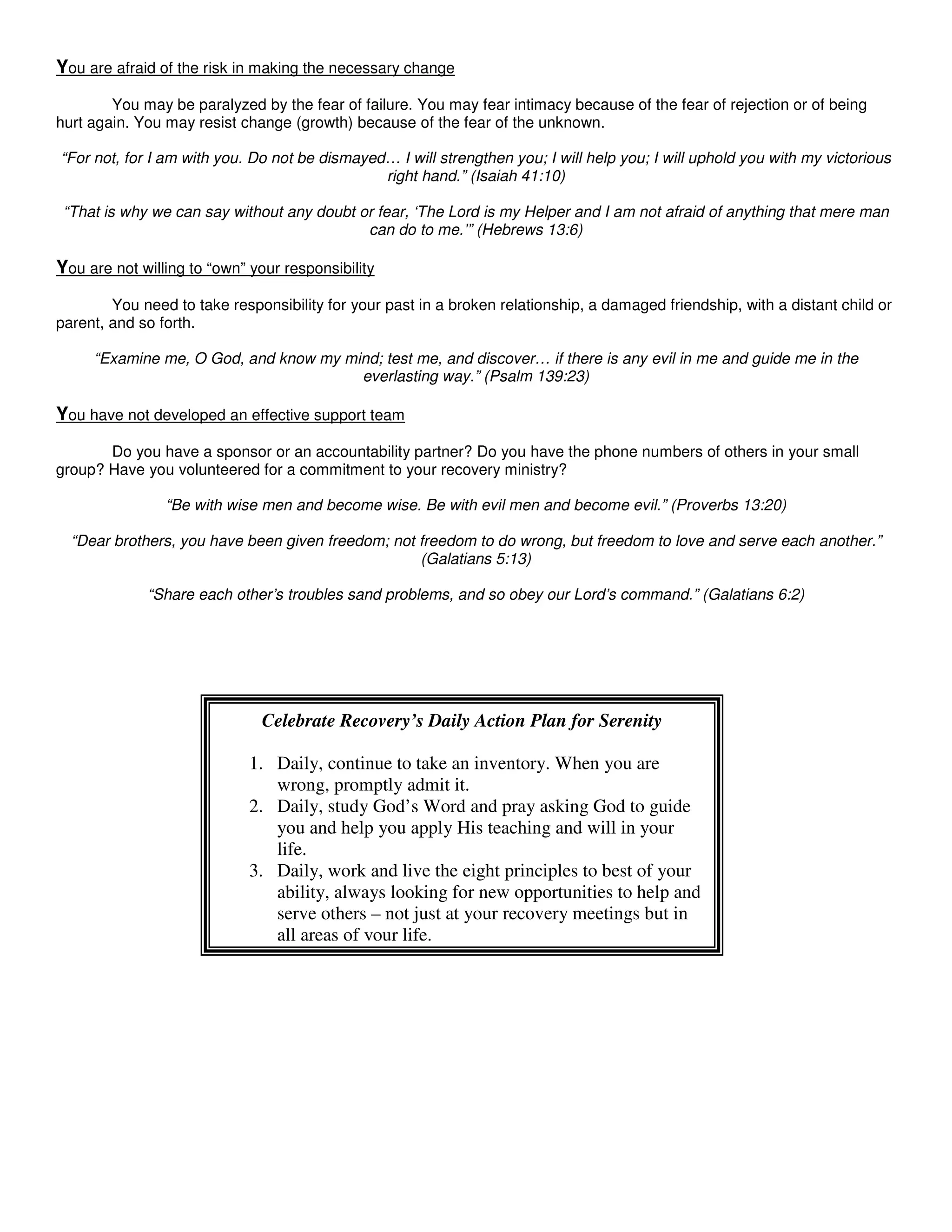 Celebrate recovery lesson 25 addiction | PDF