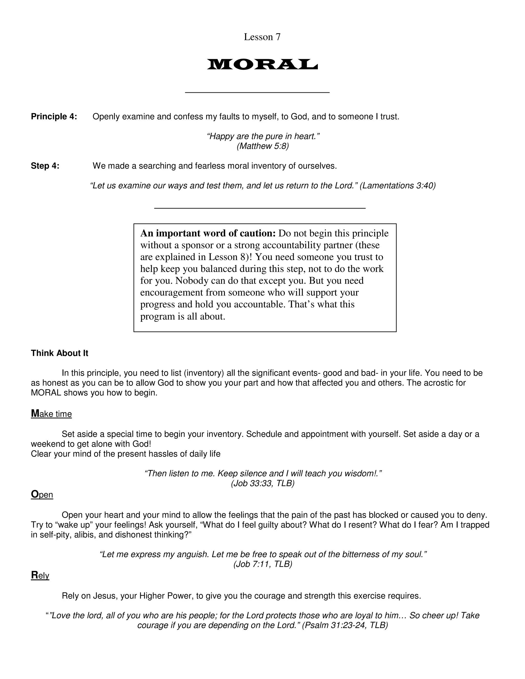 Celebrate recovery lesson 7 addiction | PDF