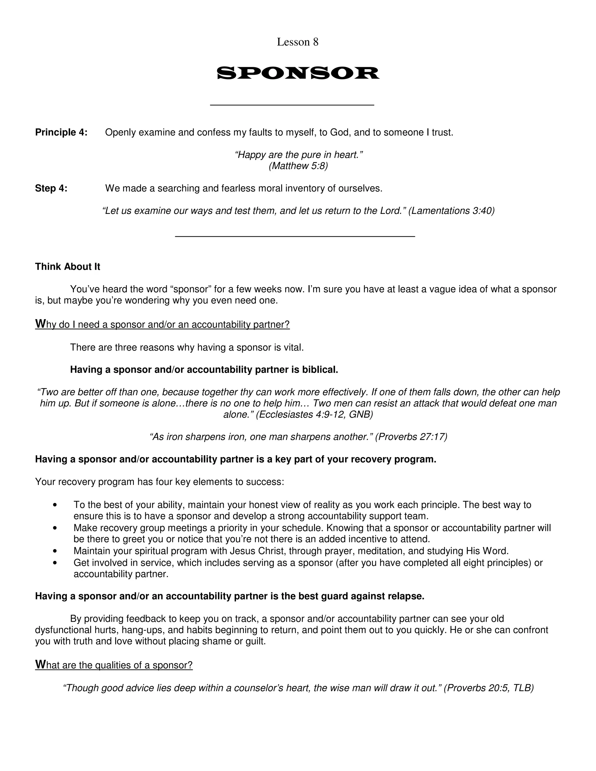 Celebrate recovery lesson 8 addiction | PDF