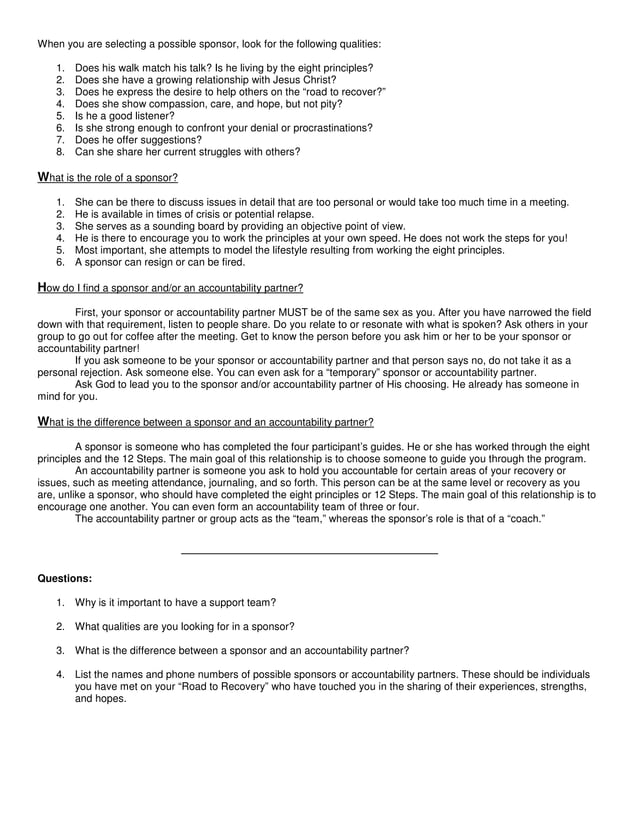 Celebrate recovery lesson 8 addiction | PDF | Substance Abuse ...