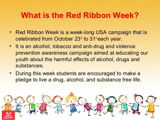 Celebrate red ribbon week 2015 with red ribbon resources