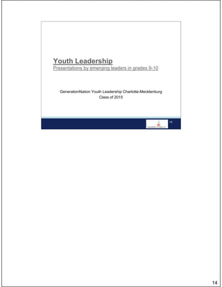 Celebrate youth leadership program | PDF